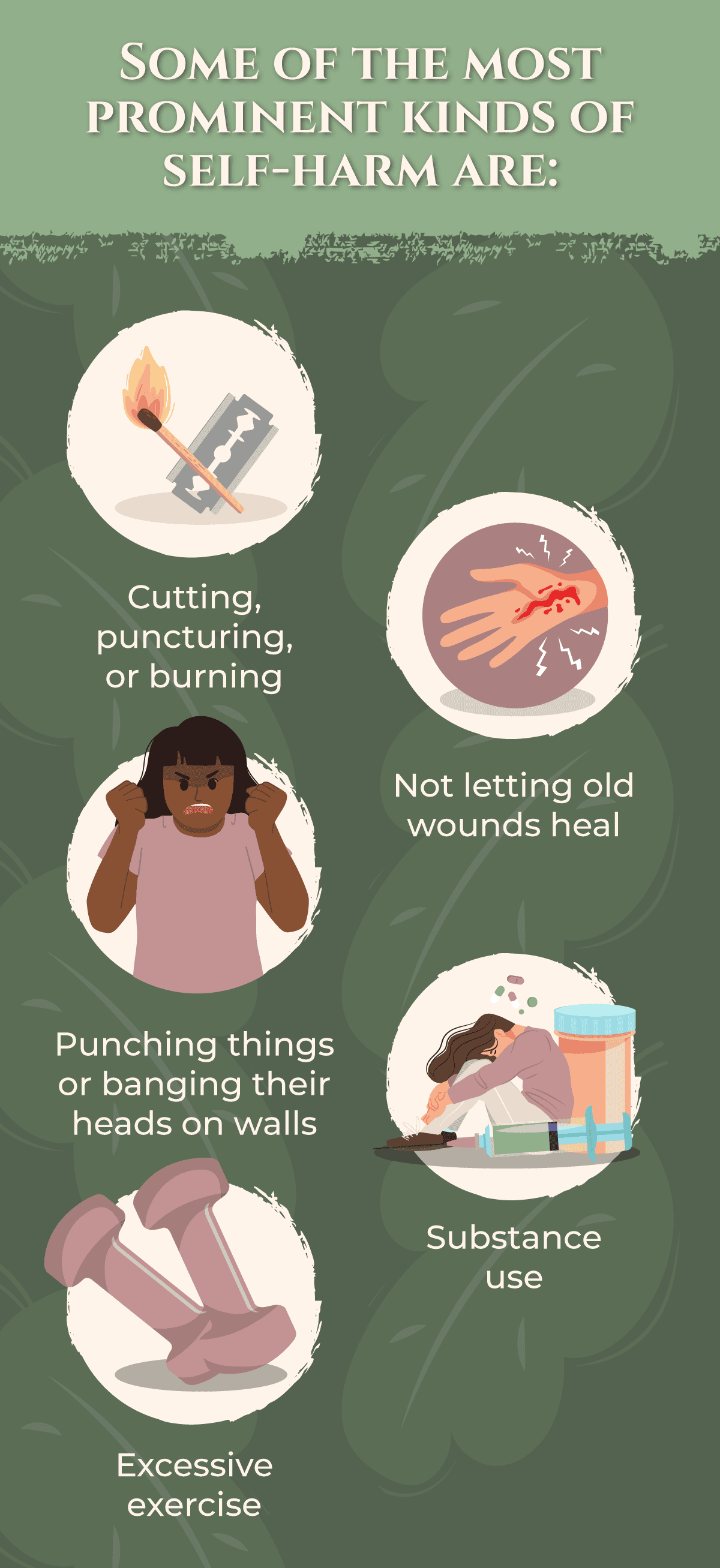 The Signs of Self-Harm and How to Address Them - Roots Renewal Ranch